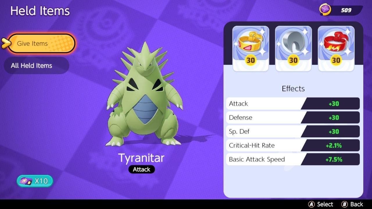 Pokémon Unite Tyranitar build, best items and moveset | Eurogamer.net