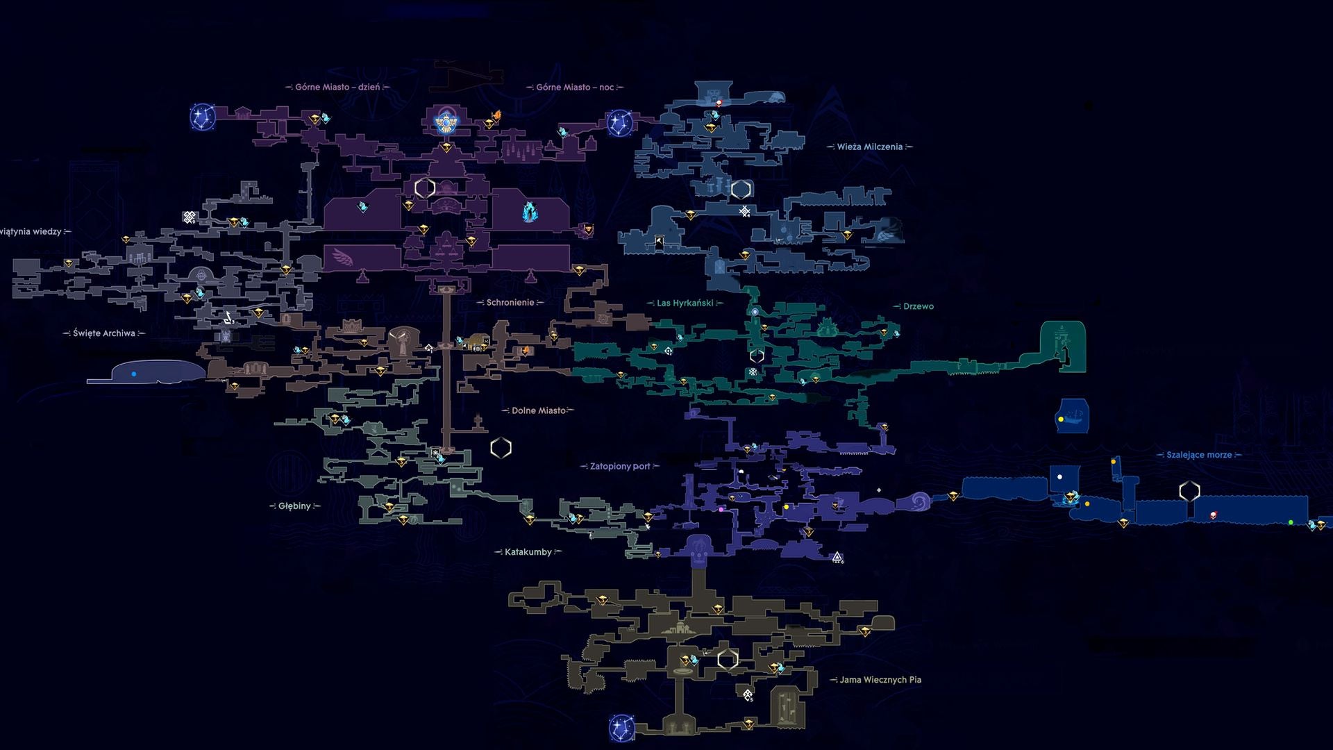 Prince of Persia The Lost Crown - mapa świata | Eurogamer.pl