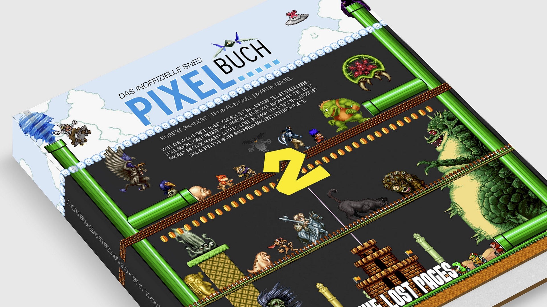 SNES-Pixelbuch 2 angekündigt, ihr könnt es schon bald vorbestellen ...
