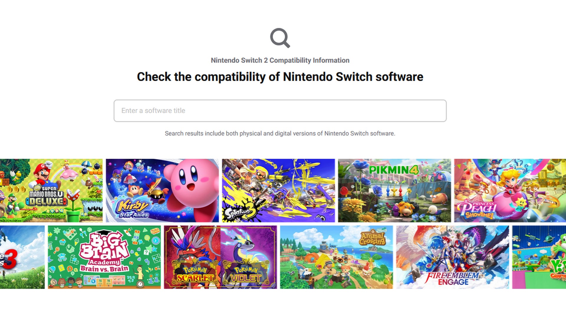Welche Switch-Spiele laufen auf der Switch 2? Neue Nintendo-Webseite macht vieles einfacher ...