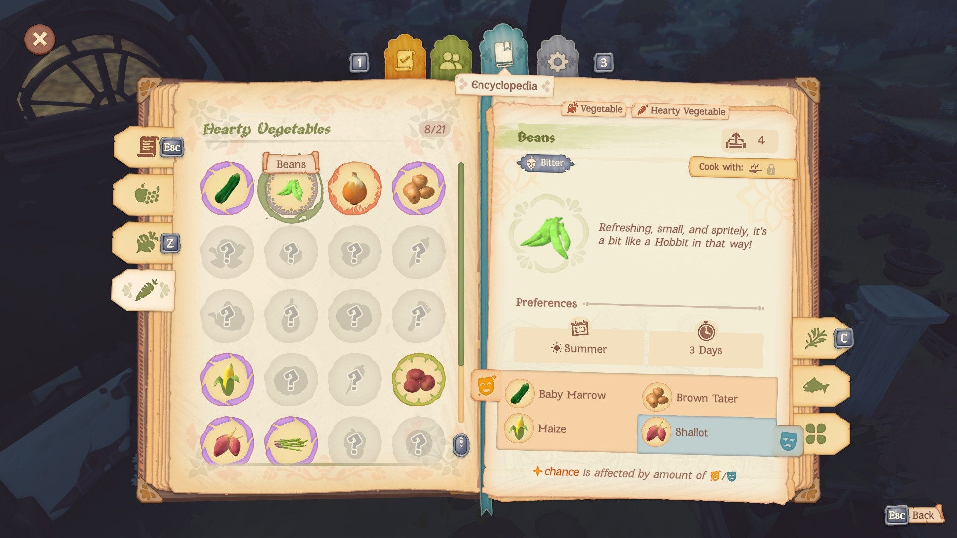 How to get a 2 star vegetable in Tales of The Shire | Eurogamer.net