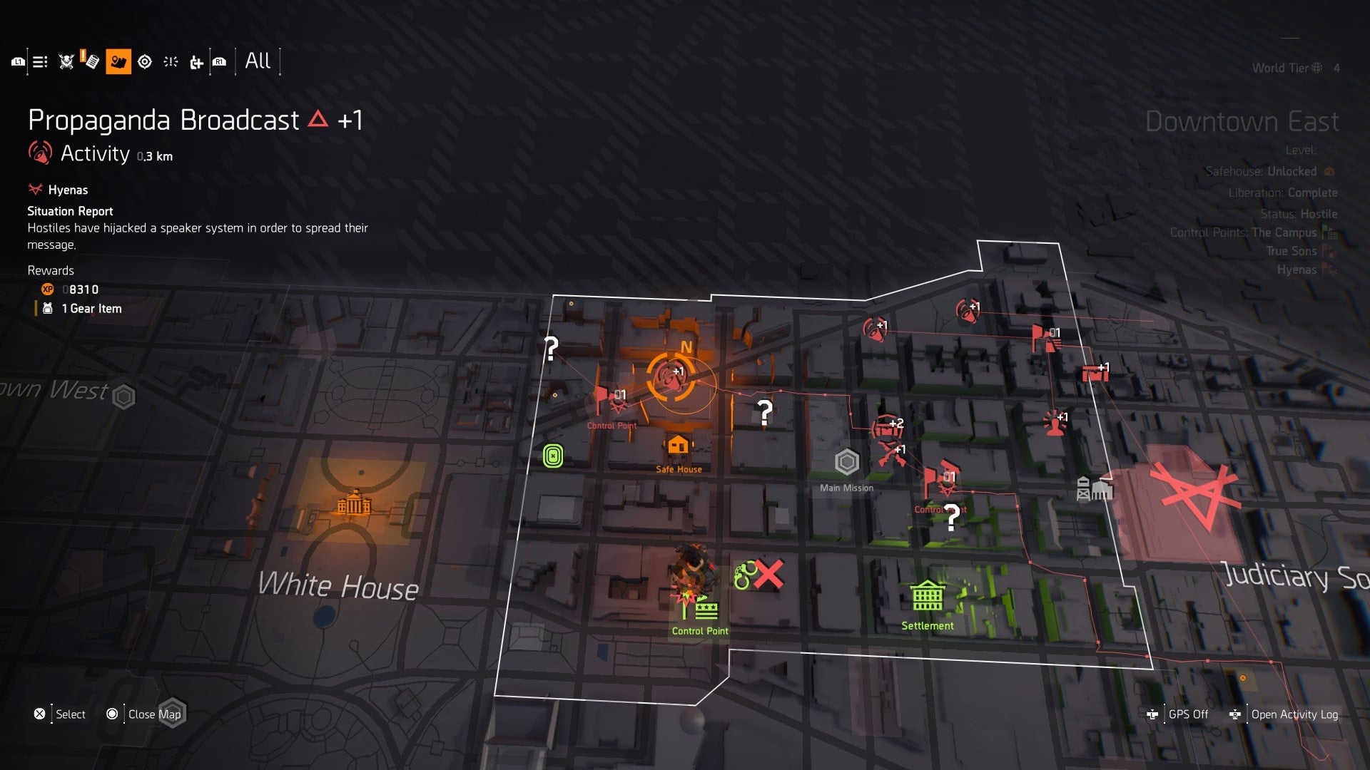 The Division 2 Control Points - How to Level Up Control Points and Get ...