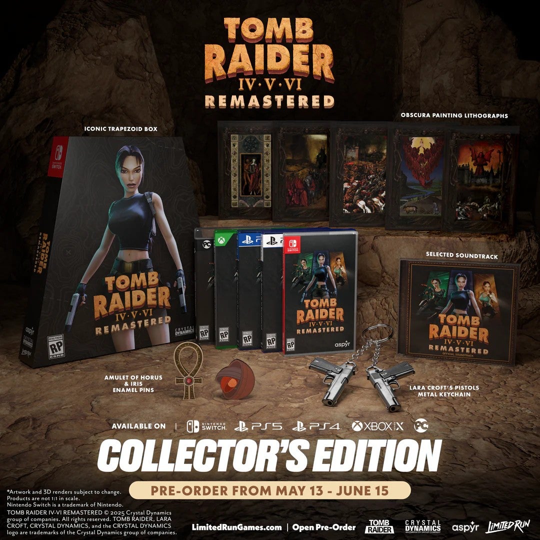 Tomb Raider 4-6 Remastered endlich auf Disc - Limited Run startet bald ...