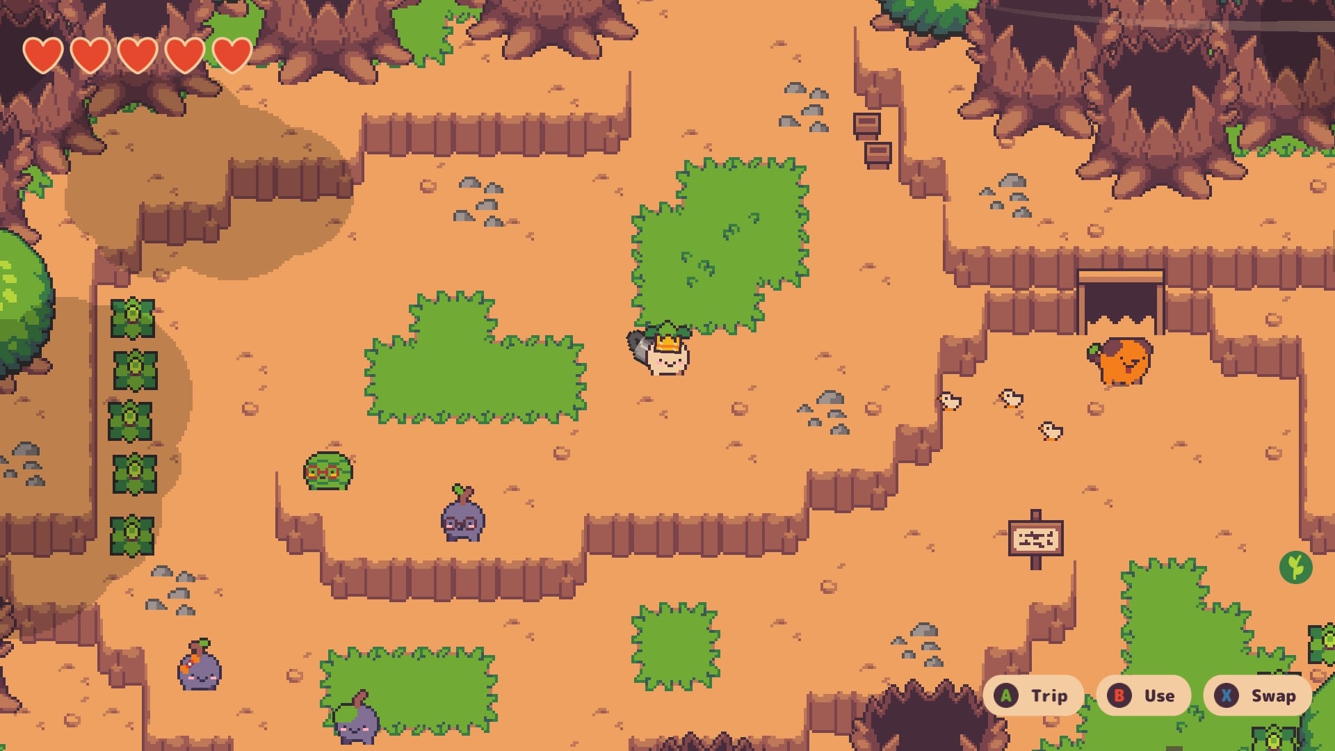 Turnip Boy Commits Tax Evasion map - all key locations, characters, and ...