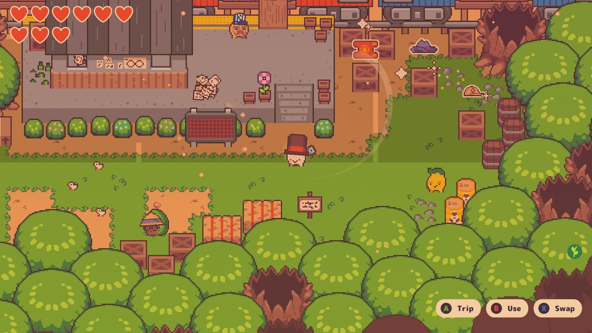 Turnip Boy Commits Tax Evasion map - all key locations, characters, and ...