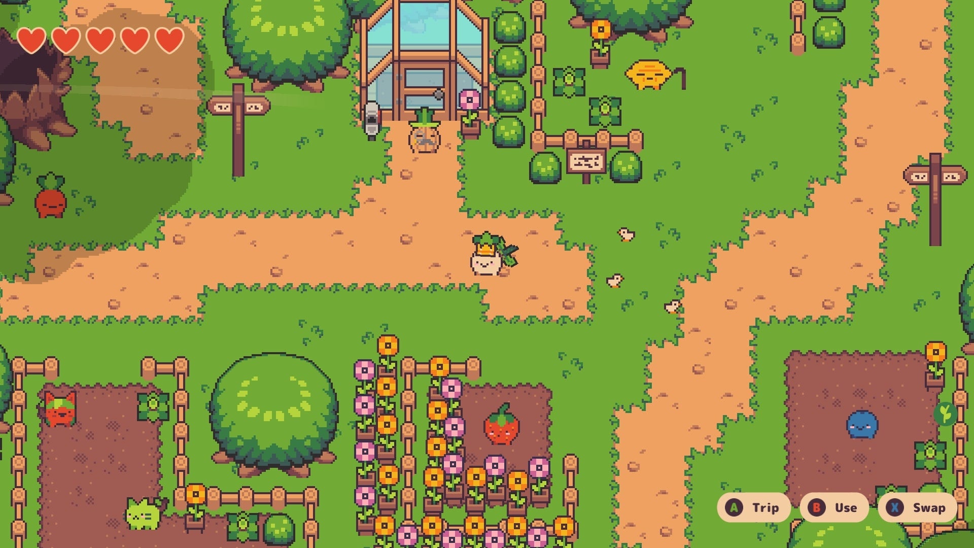 Turnip Boy Commits Tax Evasion map - all key locations, characters, and ...