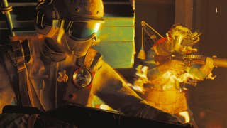 Two team members with weapons in FBC Firebreak