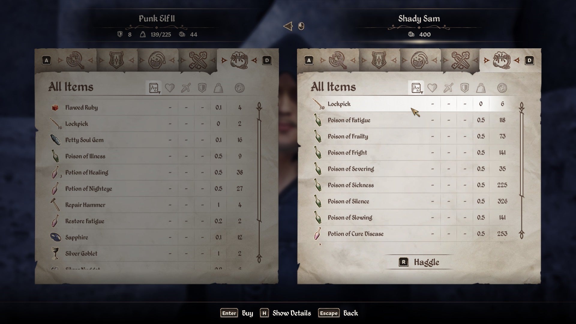 Oblivion Remastered Shady Sam location | Eurogamer.net