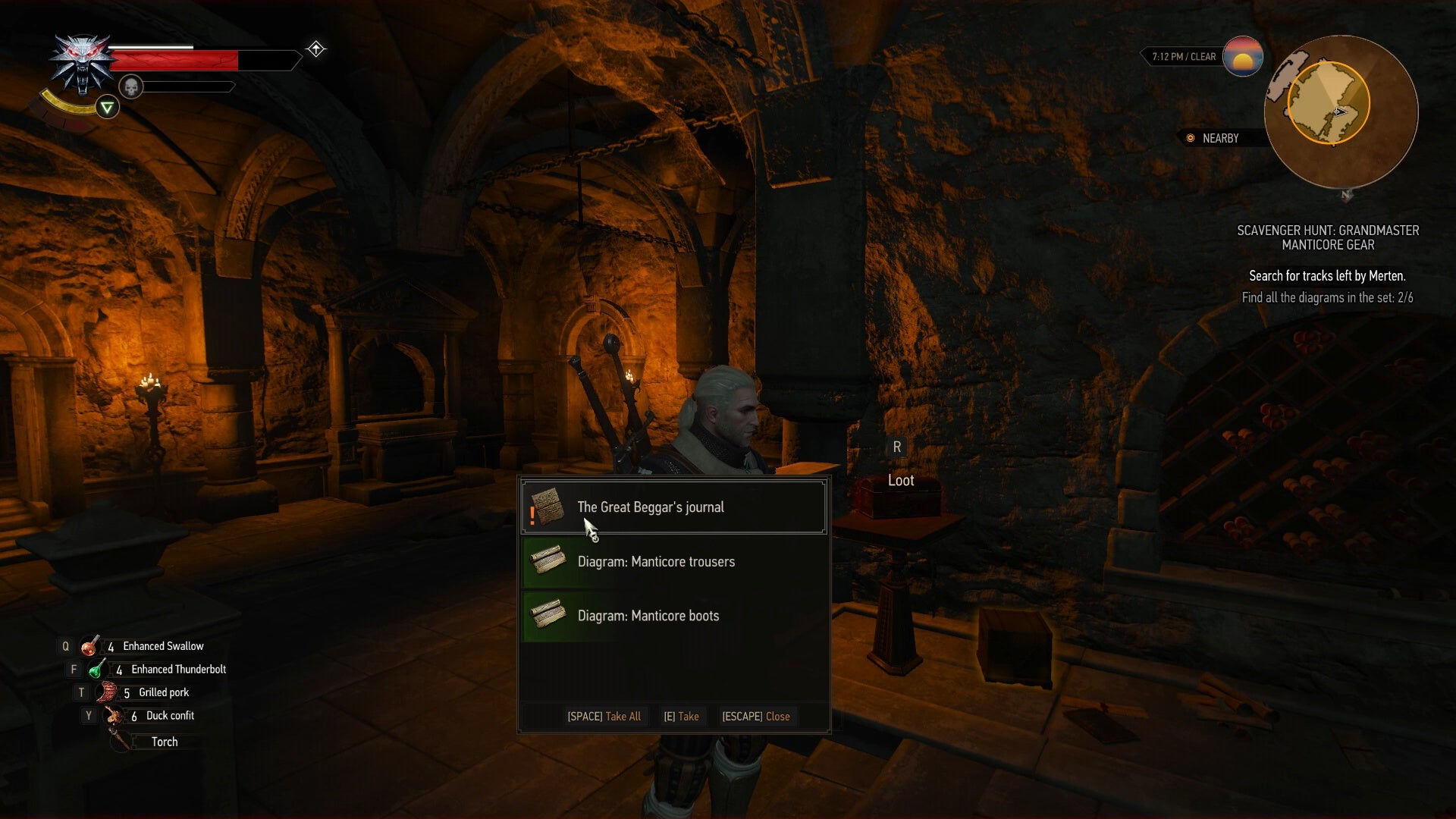 The Witcher 3 Manticore School Gear: How to get the Manticore Diagrams ...