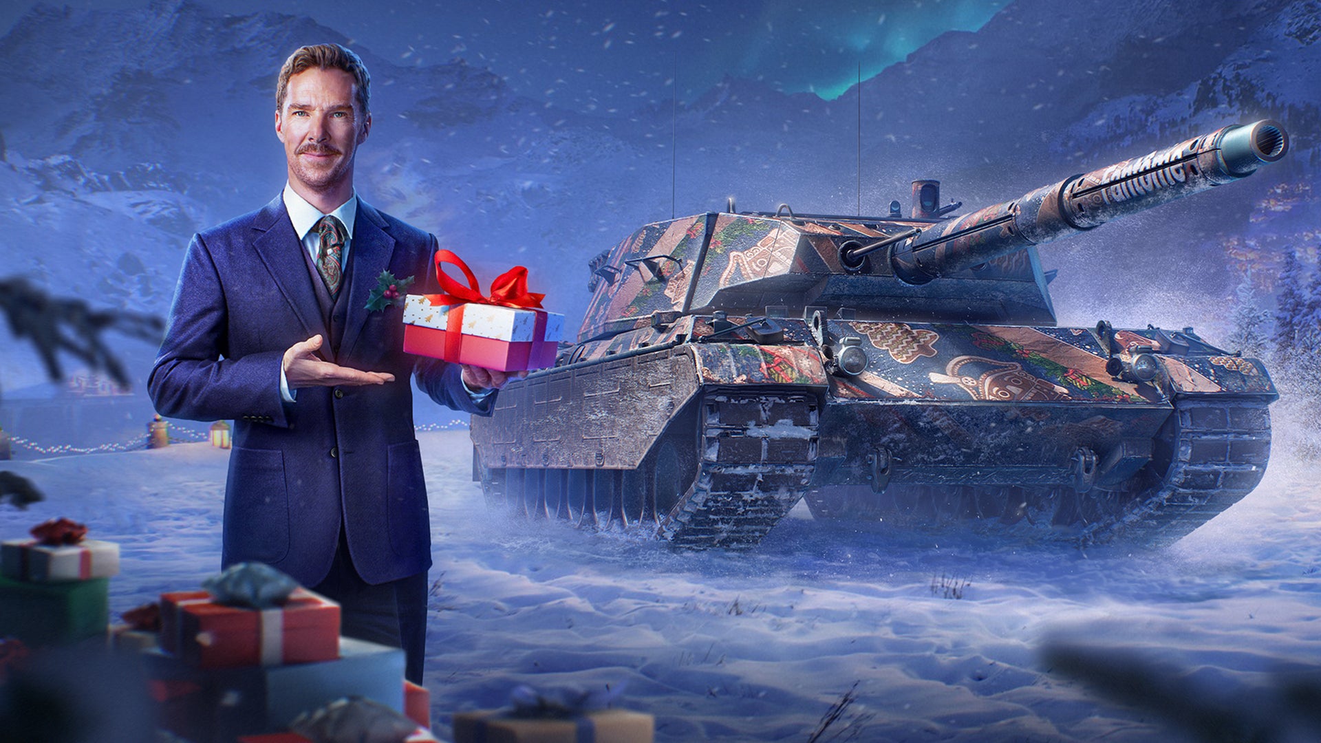 World of Tanks: Benedict Cumberbatch verschenkt den neuen Panzer ...