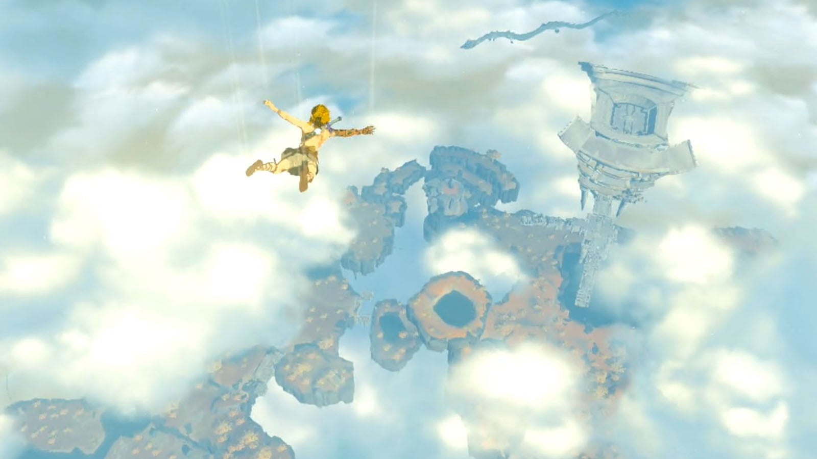 Zelda Tears of the Kingdom Great Sky Island and Closed Door quest ...