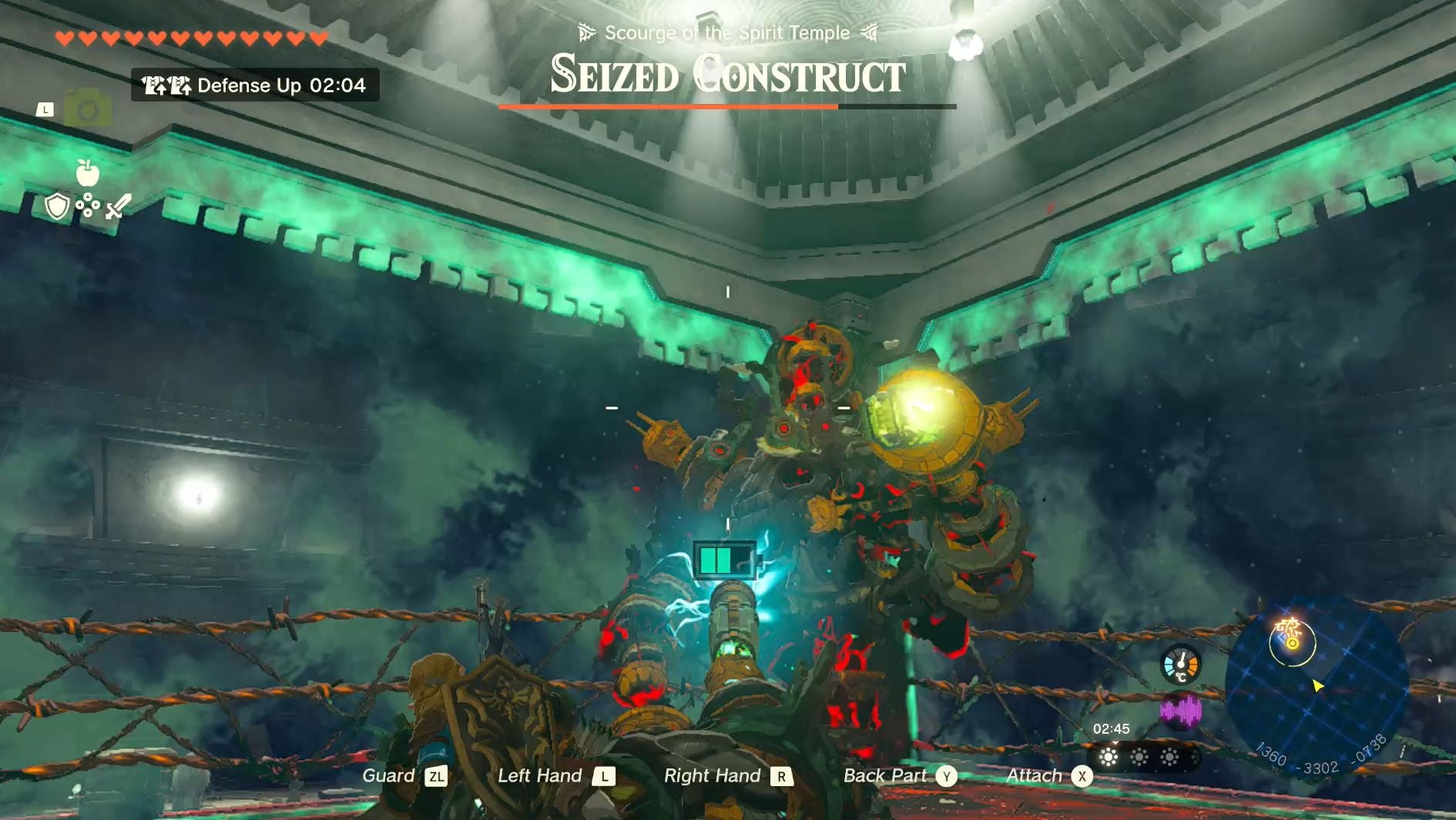 How to defeat Seized Construct boss in Zelda Tears of the Kingdom ...