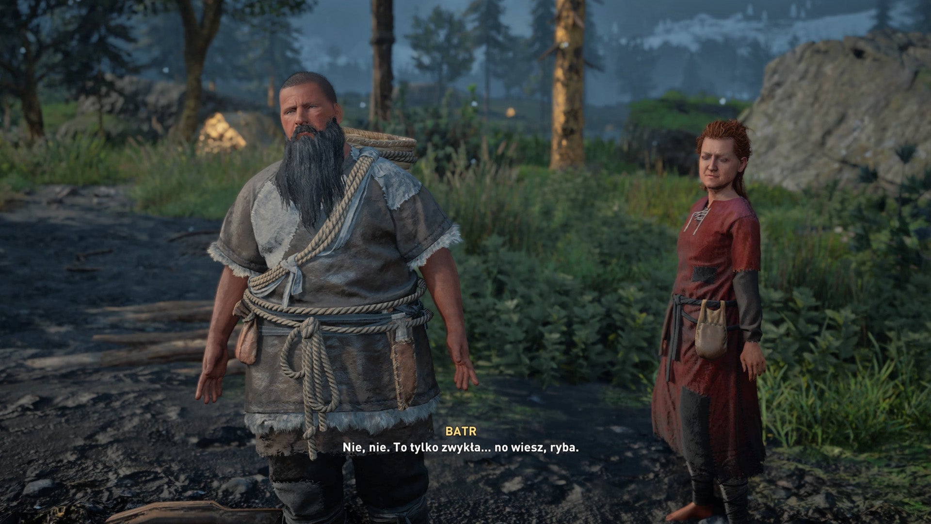 AC Valhalla Świt Ragnaroku - wydarzenie: Batr, Meiri i ryba | Eurogamer.pl