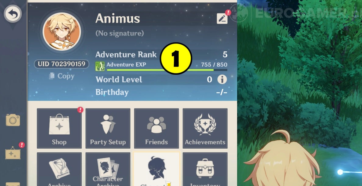 Genshin Impact - Adventure Rank: jak szybko zdobyć | Eurogamer.pl