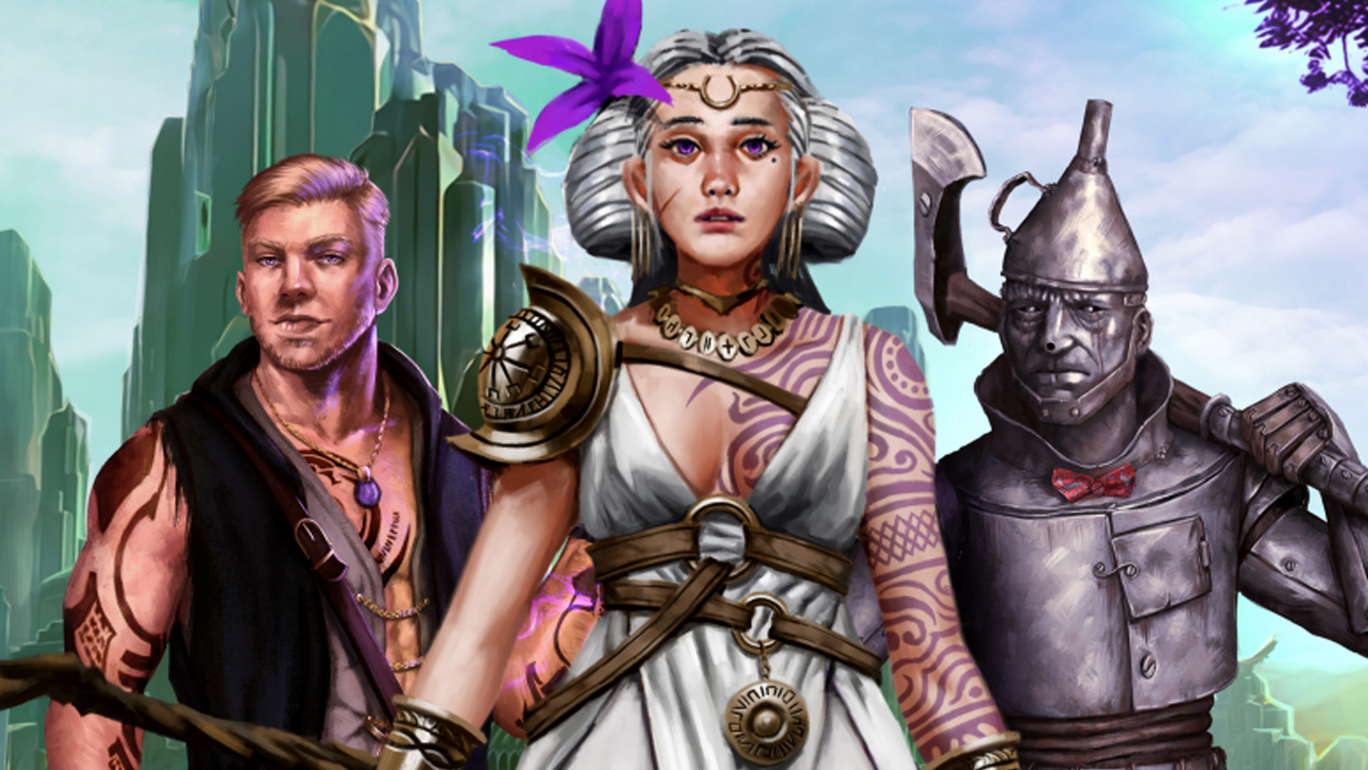 Follow the yellow brick road to roleplaying with the Adventures in OZ ...
