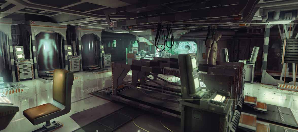 Alien: Isolation concept art is a precursor of horrors and calamities ...