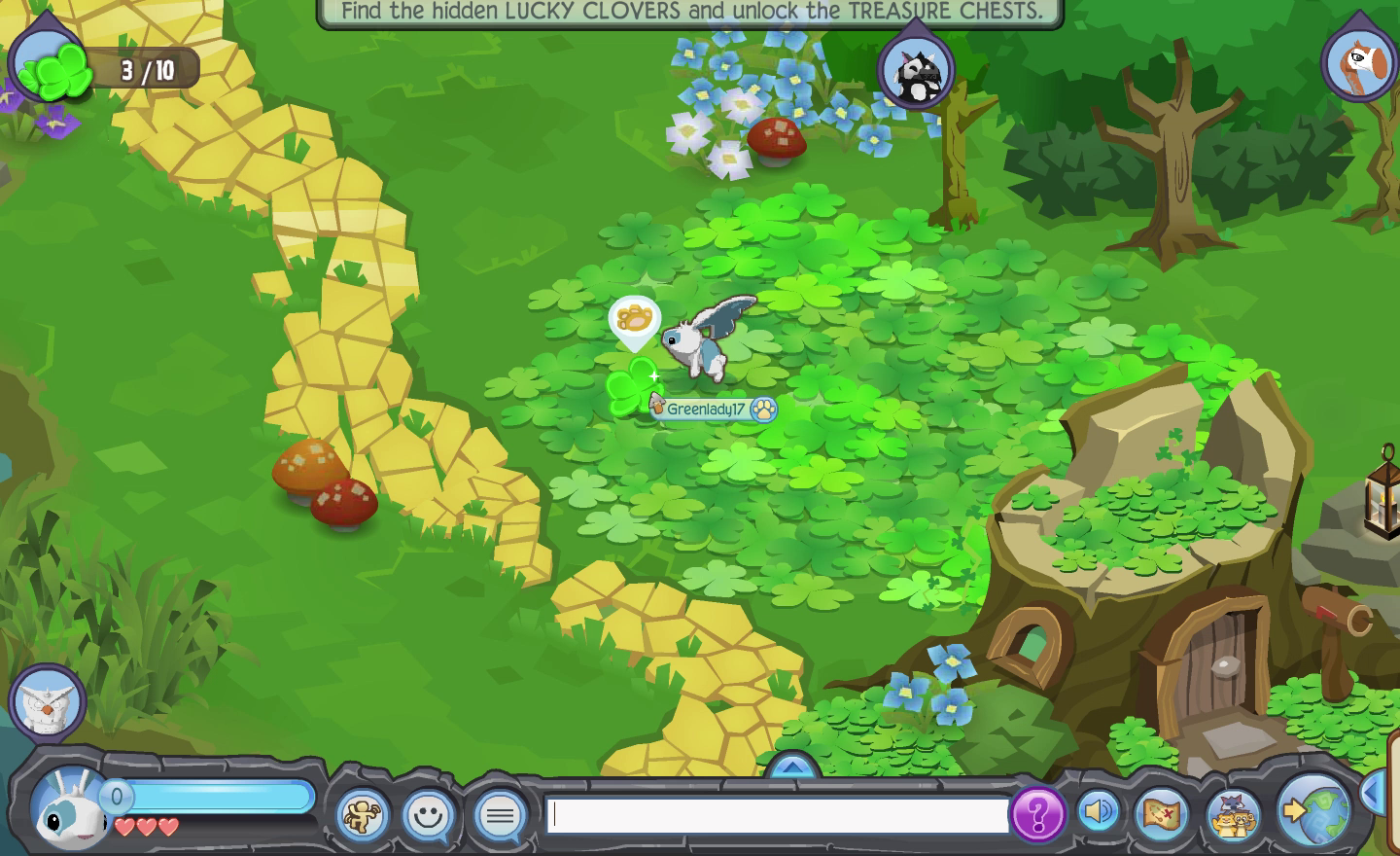 Animal Jam Classic Lucky Clover locations | VG247