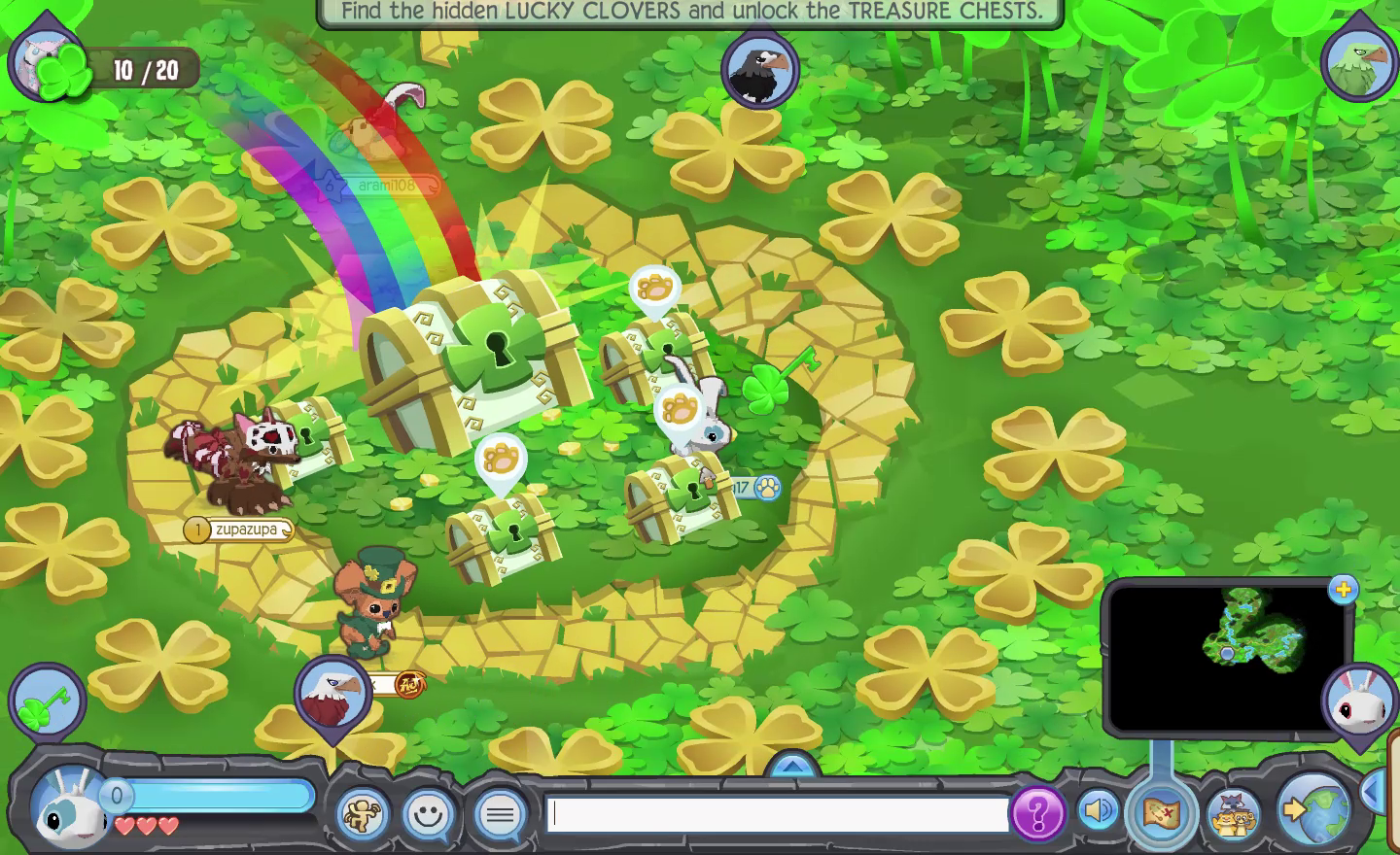 Animal Jam Classic Lucky Clover locations | VG247