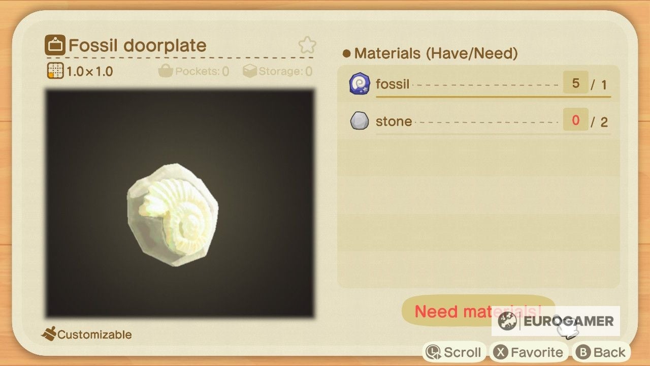 Animal Crossing fossil list: how many fossils, how to find fossils and ...