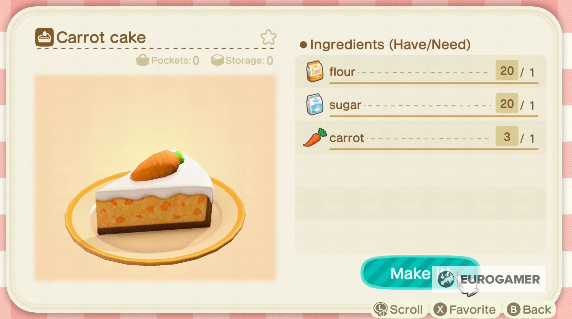 Animal Crossing Cooking: Ingredients and how to unlock cooking in New ...
