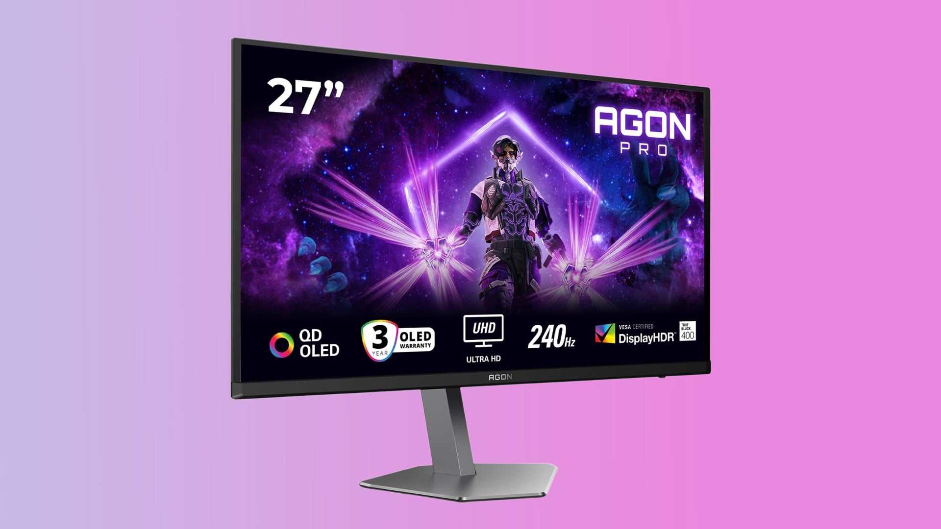 Snag this 27-inch 4K 240Hz QD-OLED AOC Agon Pro monitor for under £550 ...