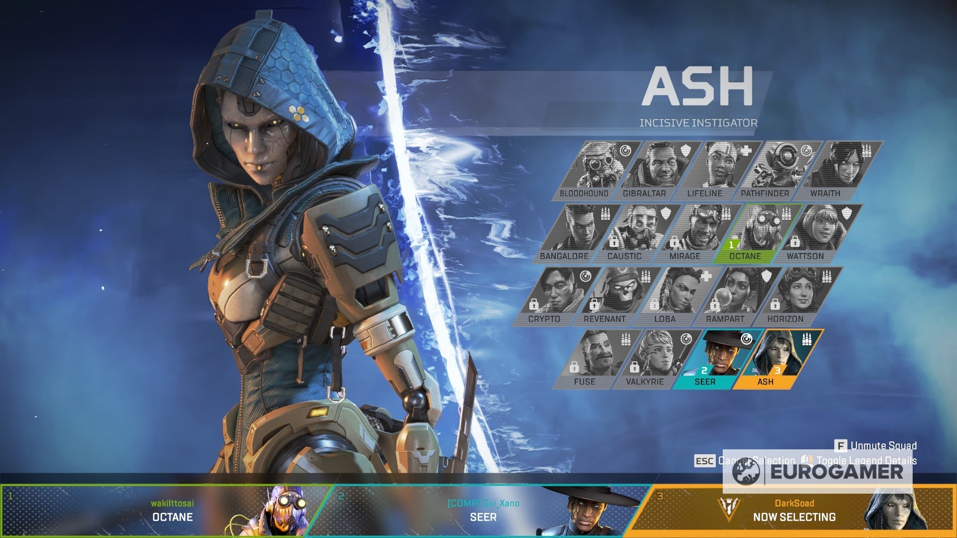 Apex Legends Ash abilities explained and launch skins list | Eurogamer.net