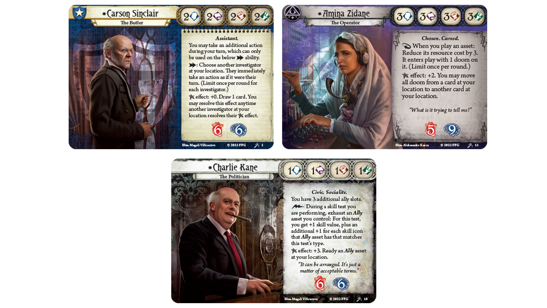 Arkham Horror TCG expansion adds six new investigators and an open ...
