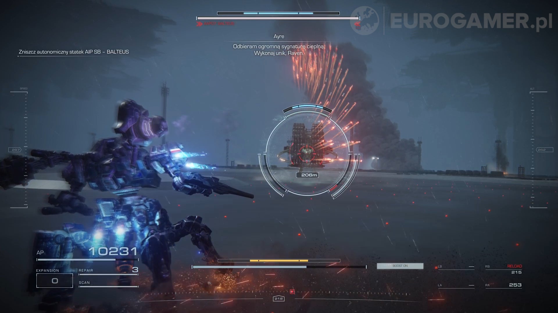 Armored Core 6 - boss: AAP07 Balteus | Eurogamer.pl