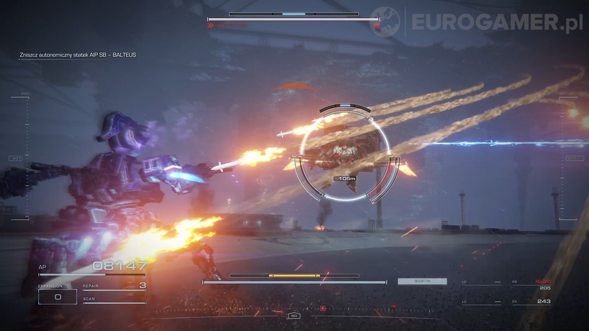 Armored Core 6 - boss: AAP07 Balteus | Eurogamer.pl
