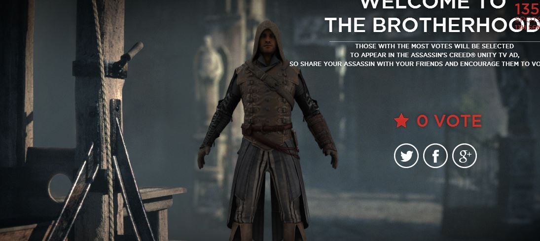 This site lets you make your own Assassin's Creed: Unity character | VG247