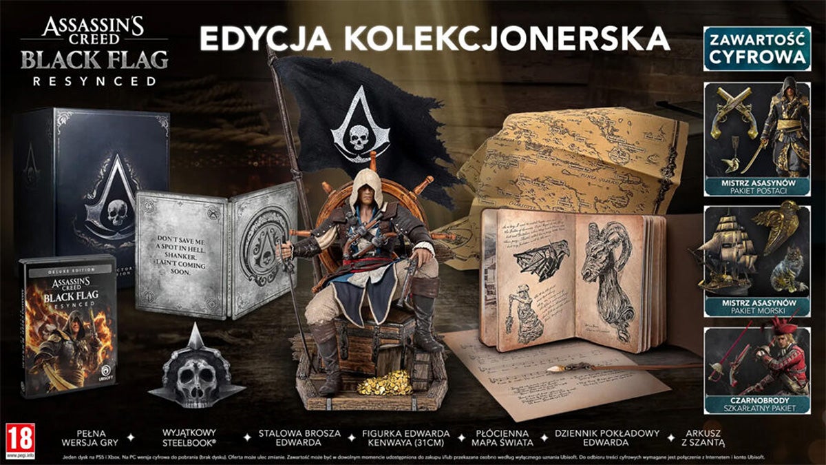 Assassin's Creed Black Flag Resynced - wymagania sprzętowe | Eurogamer.pl