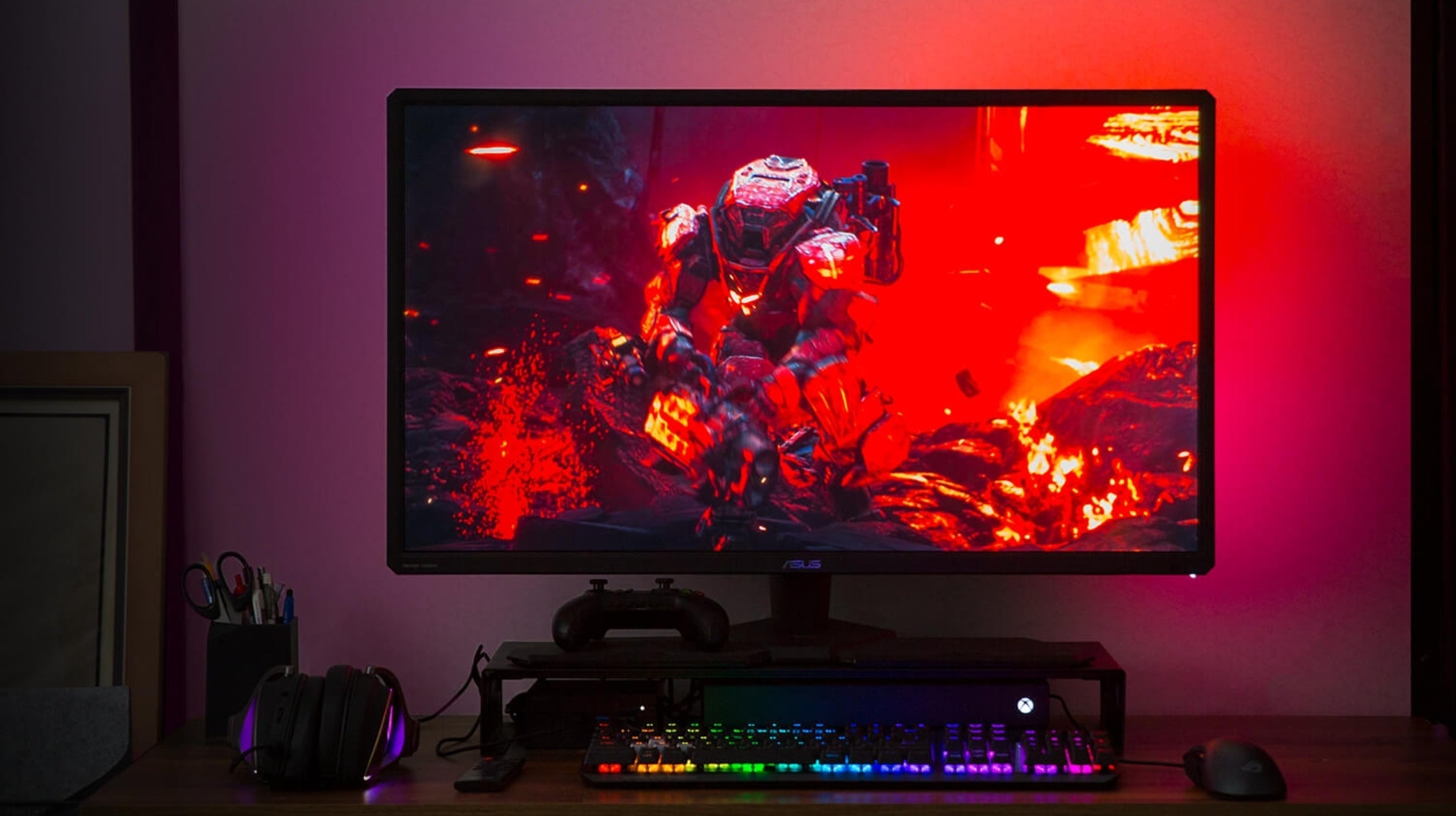 ASUS CG32UQ Monitor Test Es gibt ein Leben zwischen PC und Konsole Eurogamer