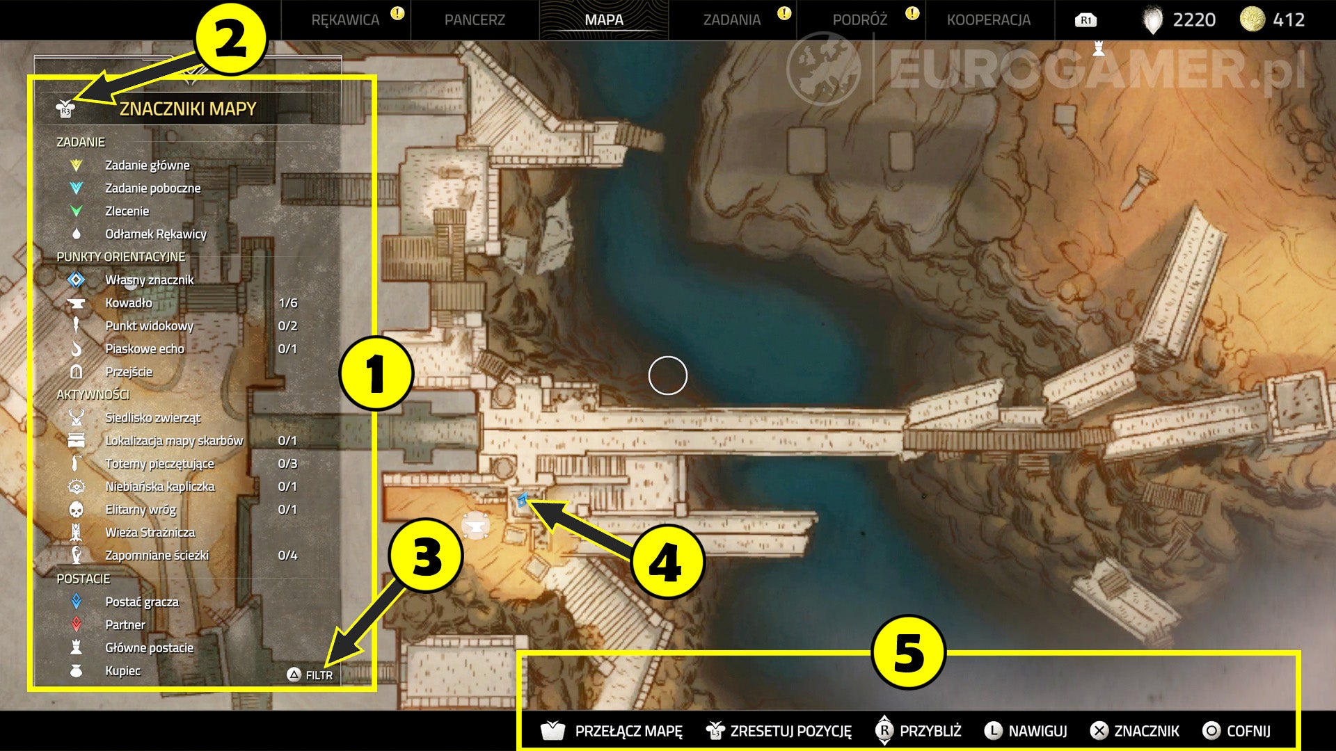 Atlas Fallen - mapa i nawigacja | Eurogamer.pl