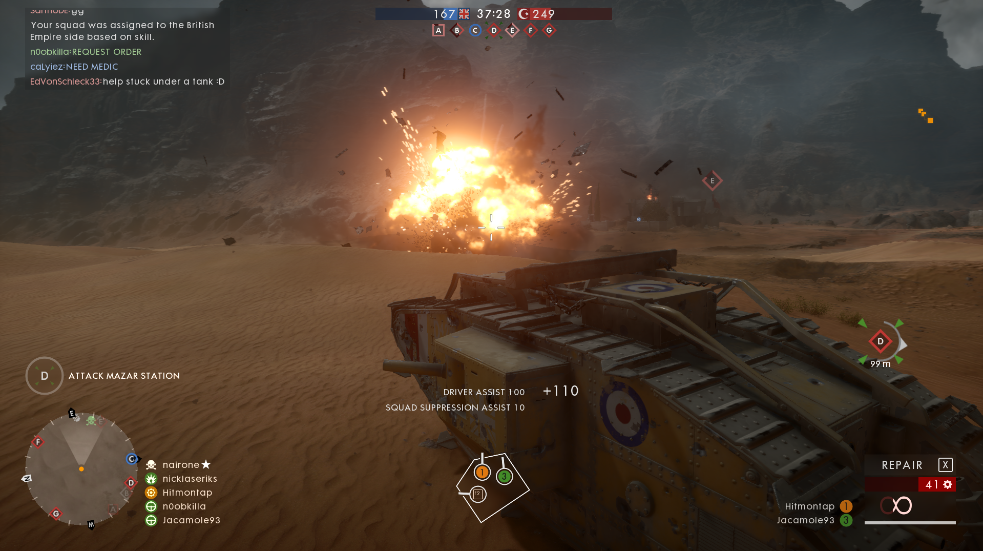 Battlefield 1 Pilot, Tanker and Cavalry Class loadouts and strategies ...
