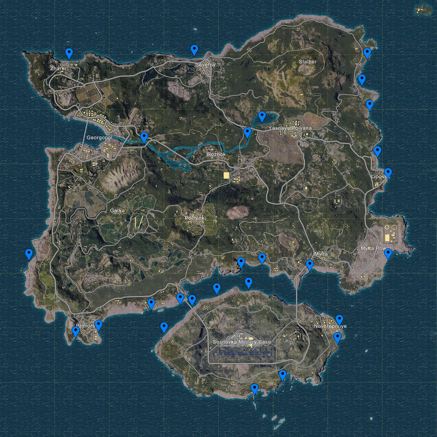 PUBG Erangel Vehicle Spawn Locations - How to Find Cars, Boats, Buggies ...
