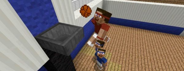 Minecraft Nba Logo Minecraft Basketball Is A Slam Dunk | Rock Paper