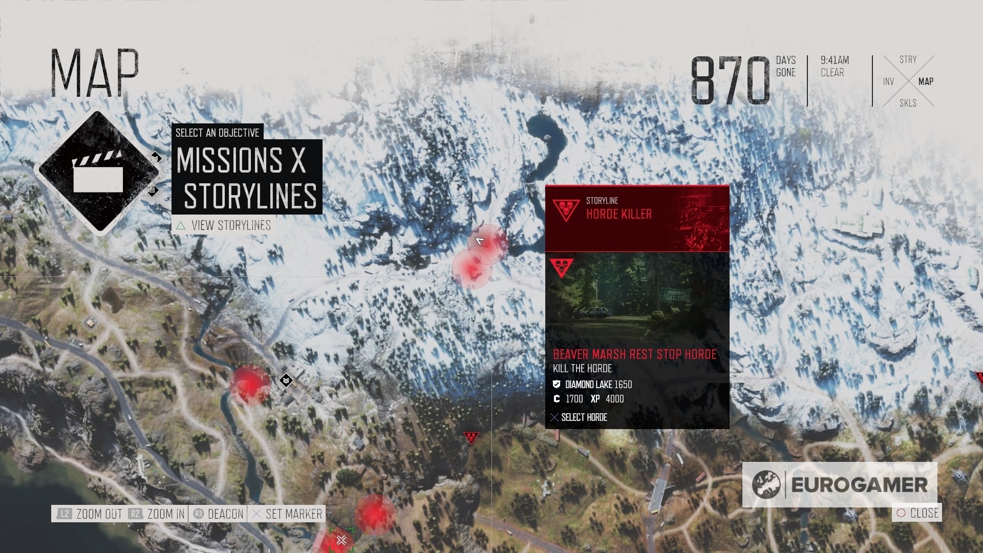 Days Gone Horde locations list, maps and tips to take down a Horde ...