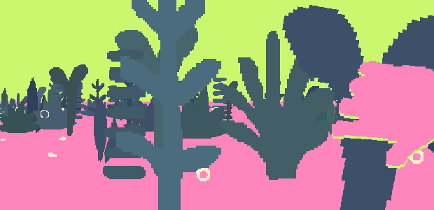 Go for a colourful, glitchy walk in Beyond R'proach | Rock Paper Shotgun