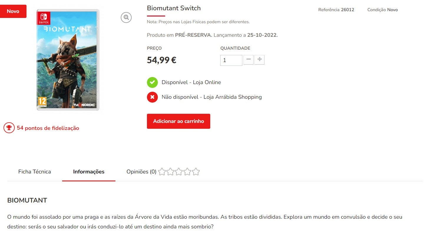 Looks like Biomutant will be making a Switch debut this October ...