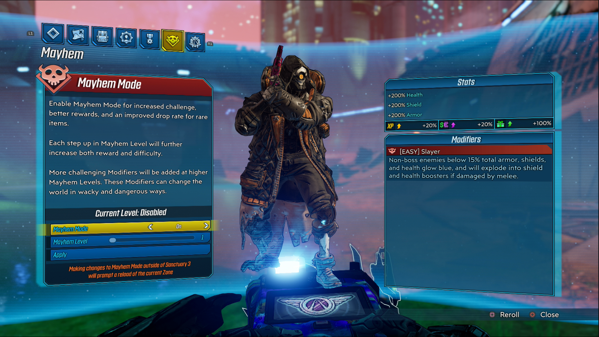 Borderlands 3 Mayhem Mode 2.0: Mayhem Mode difficulty and Modifiers ...