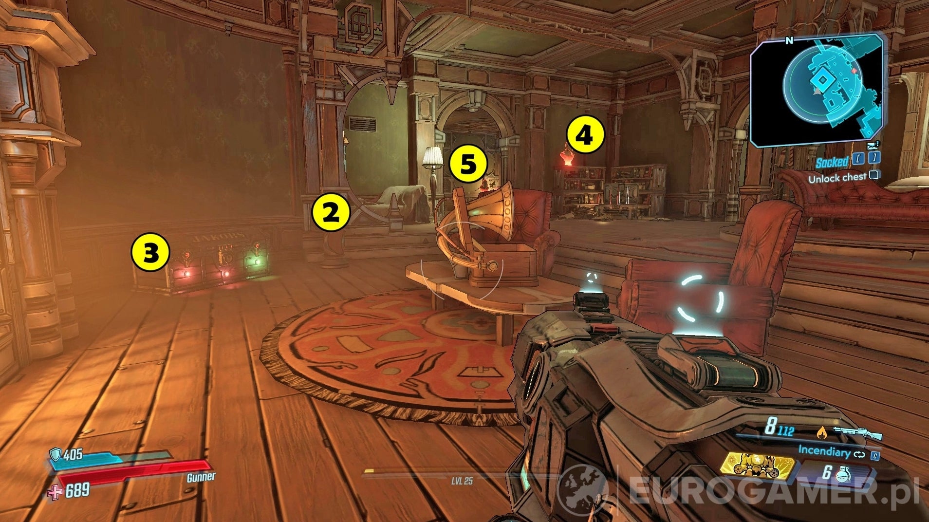 Borderlands 3 - Sacked: rezydencja, zwłoki, popiersia, nagrania ...