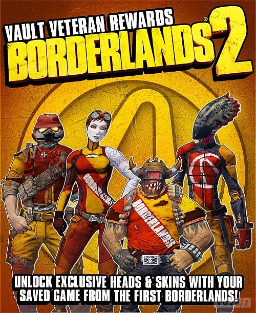 Borderlands save file unlocks exclusive heads and skins in Borderlands ...