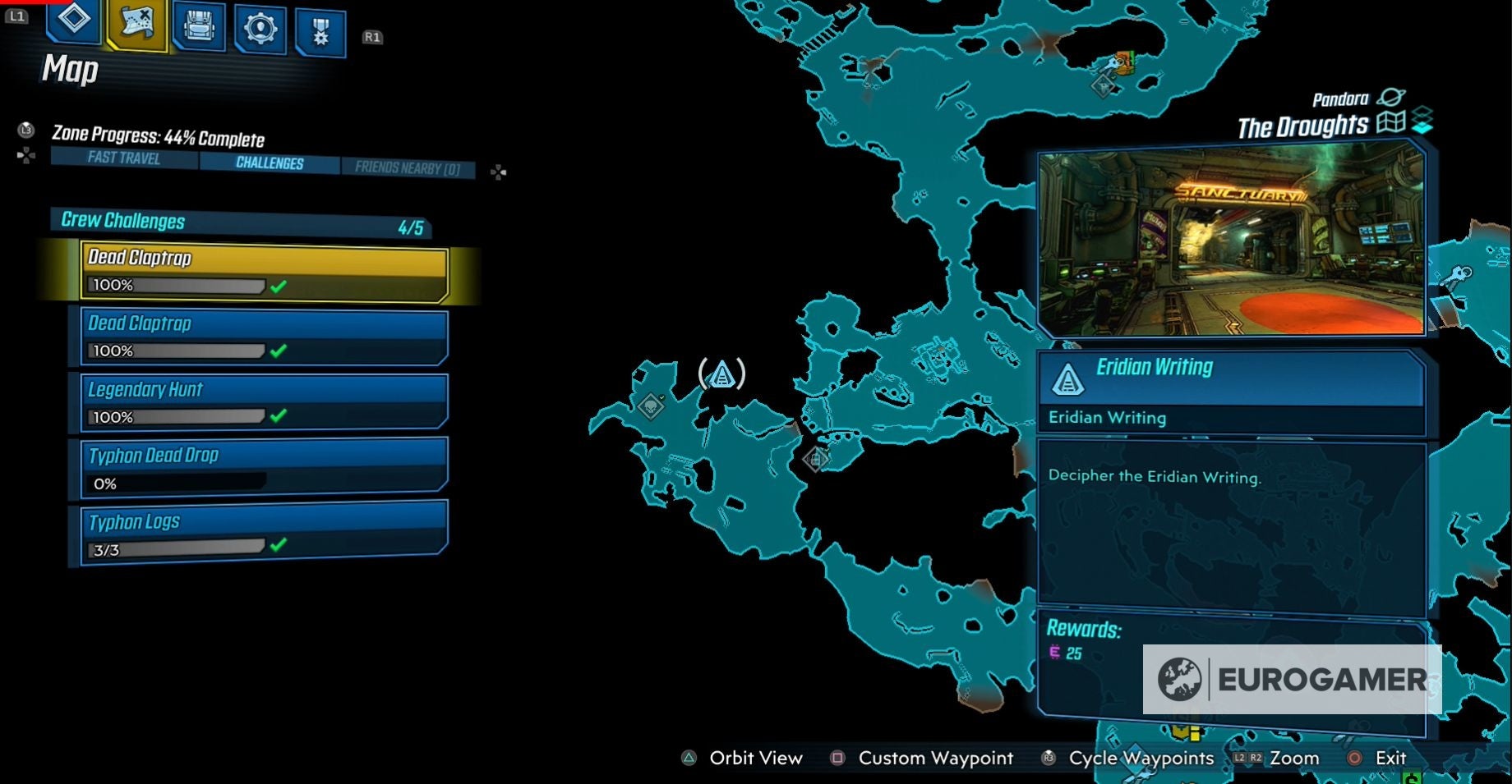 Borderlands 3 - Eridian Writing locations explained | Eurogamer.net