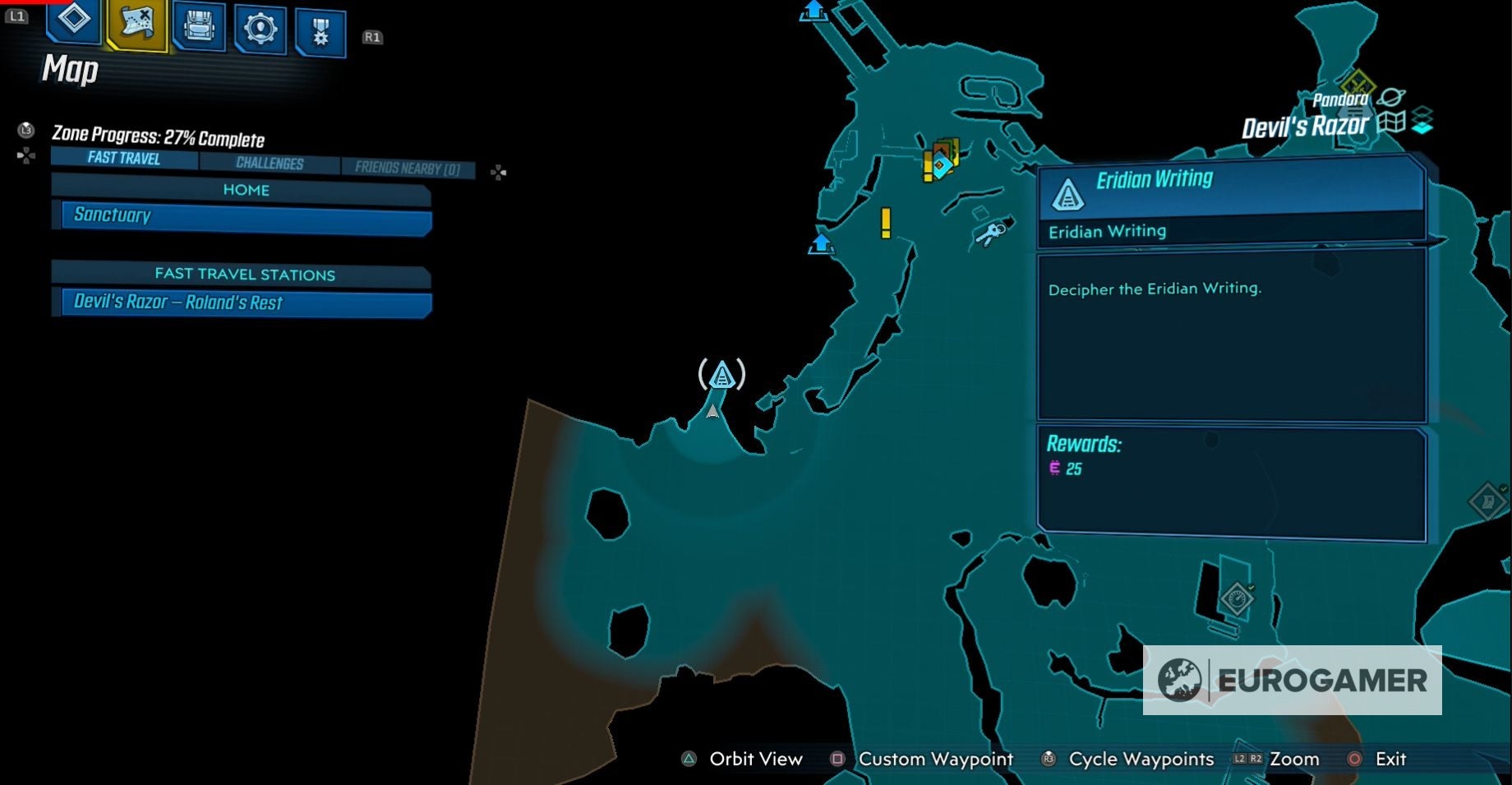 Borderlands 3 - Eridian Writing locations explained | Eurogamer.net