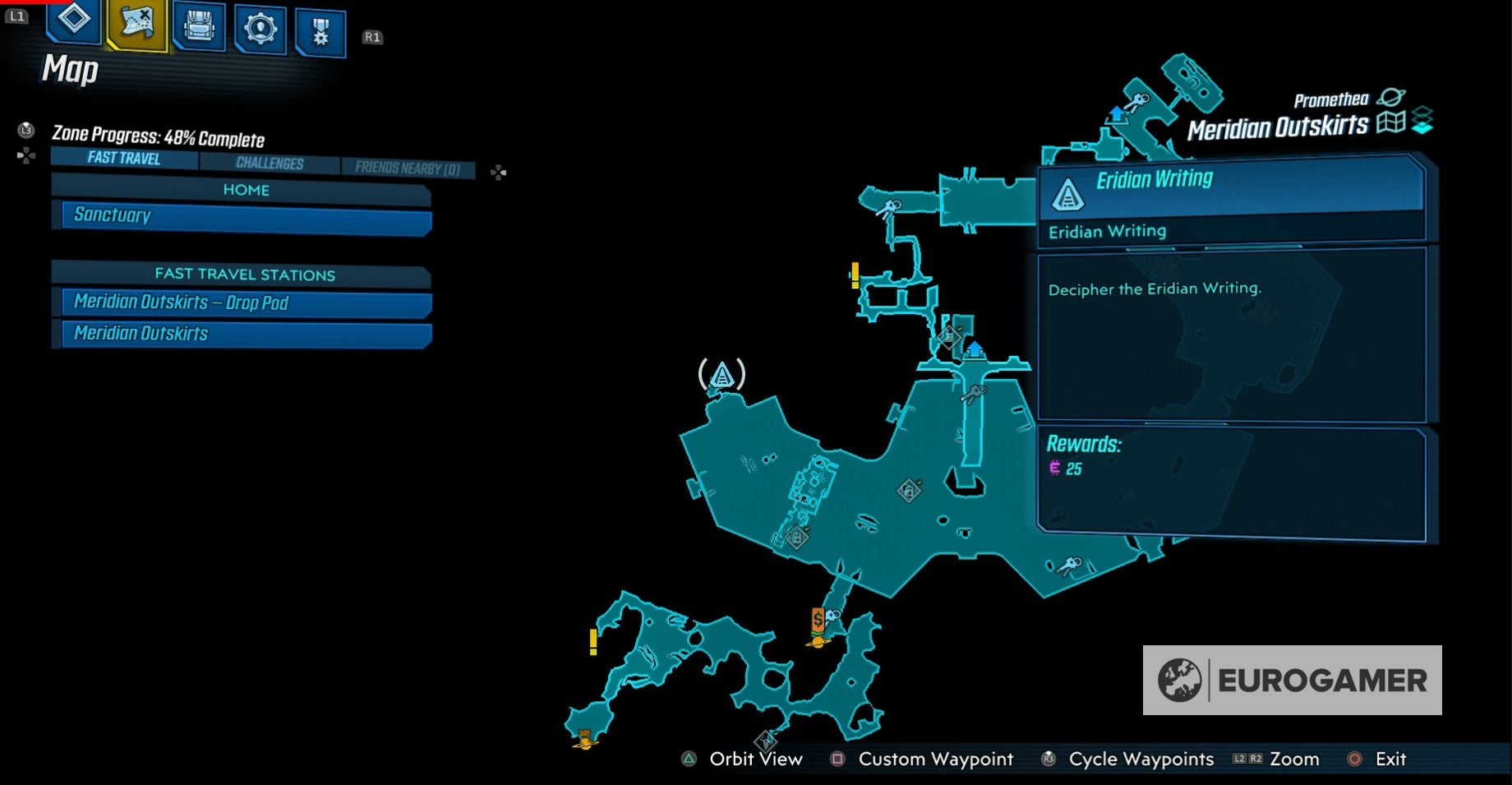 Borderlands 3 - Eridian Writing locations explained | Eurogamer.net
