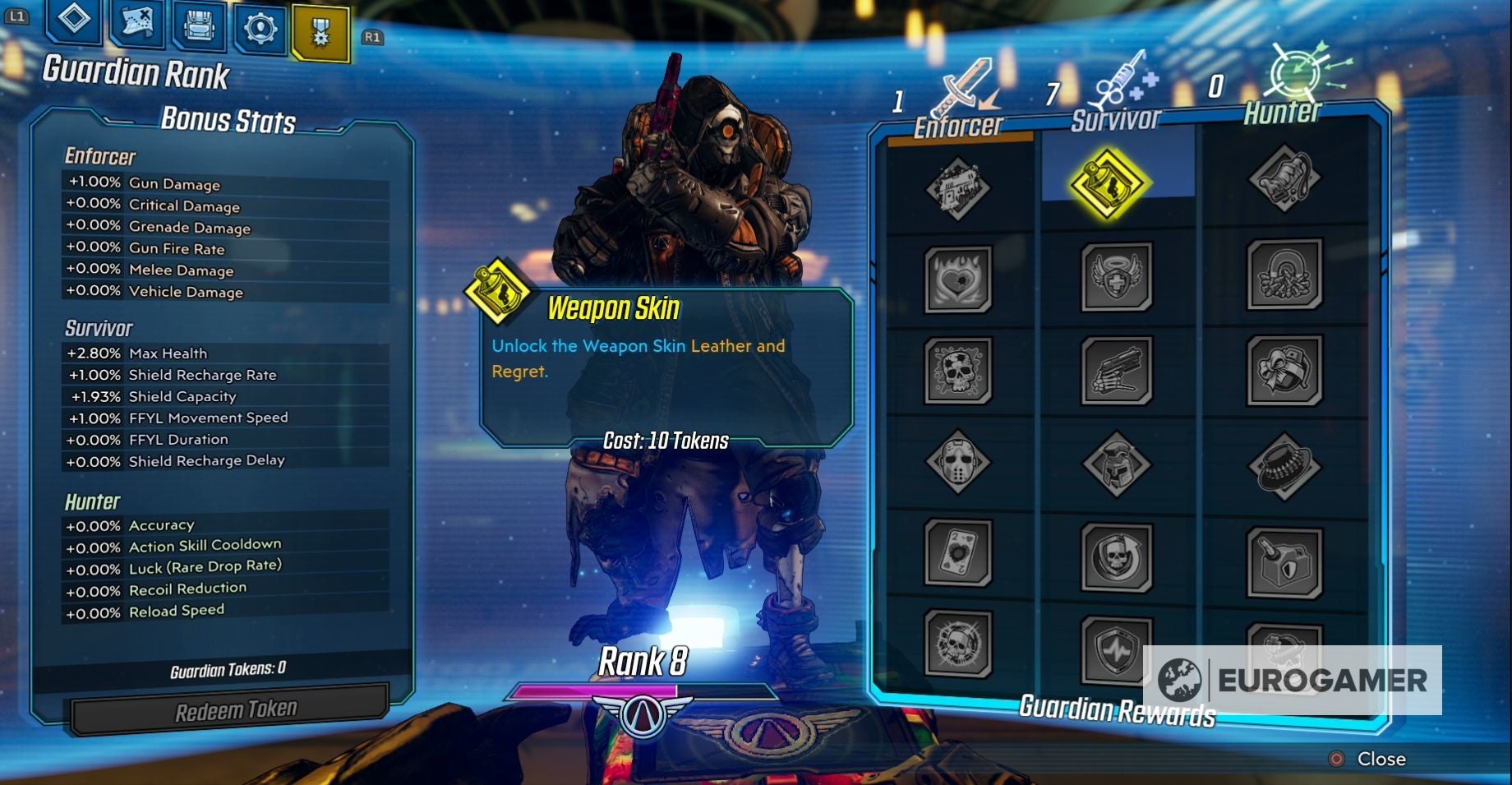 Borderlands 3 - Guardian Rank and Rewards explained | Eurogamer.net