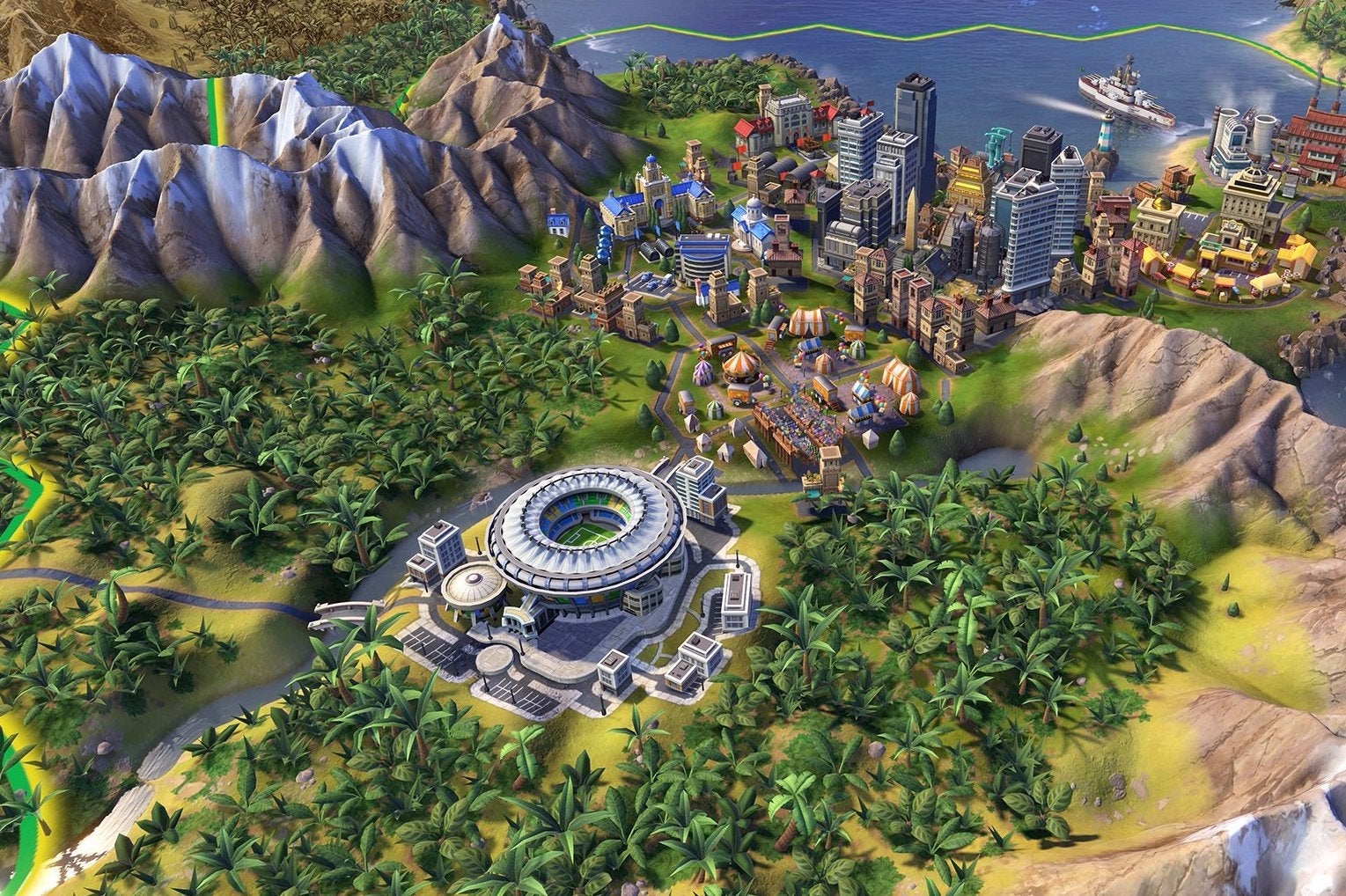 Brazílie z Civilization 6 přiblížena | Eurogamer.cz