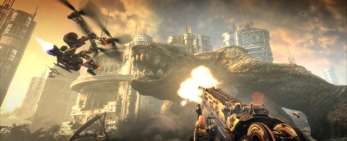 New Bulletstorm screens show guns the size of monsters, monsters the ...