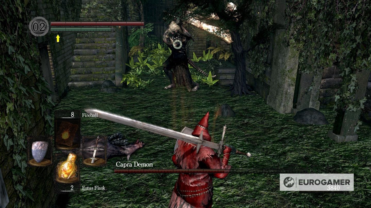 Dark Souls - Capra Demon boss strategy | Eurogamer.net