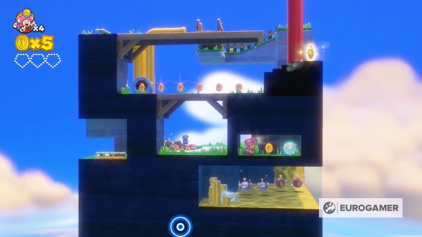 Captain Toad walkthrough - Gem locations, Star locations and tips in ...